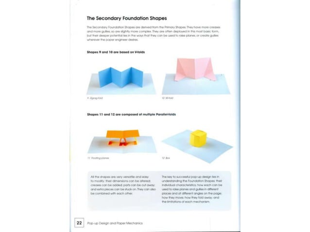 Pop up design and paper mechanics | PPTX | Arts and Crafts | Hobbies ...