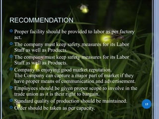 Production process of Britex Sportswear | PPT | Needlework | Arts and ...