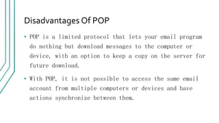 POP3 Post Office Protocol | PPTX