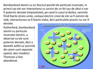 Modele atomice | PPTX