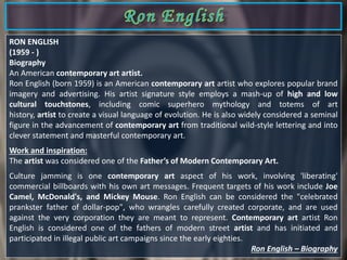 The POPaganda of Ron English - The Godfather of Street Art (PowerPoint ...