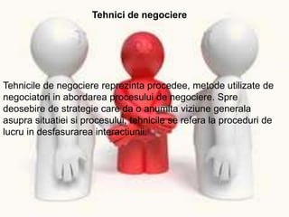 Tehnici de negociere in turism | PPTX