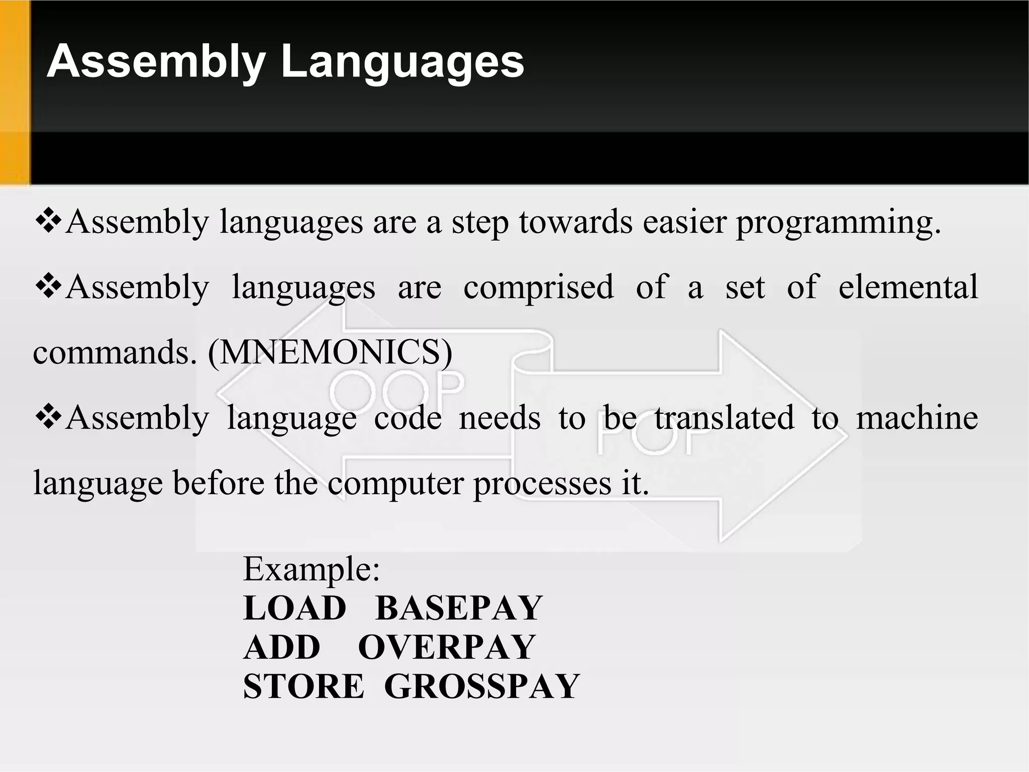 POP vs OOP Introduction | PPTX