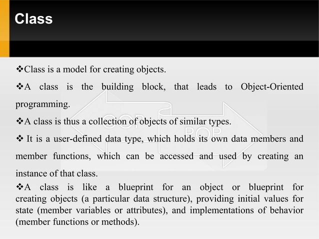 POP vs OOP Introduction | PPTX