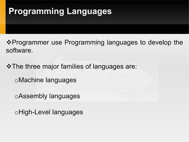 POP vs OOP Introduction | PPT