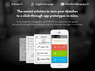 POPAPP INVESTOR DECK | PDF