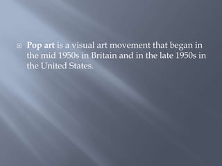Pop art | PPT
