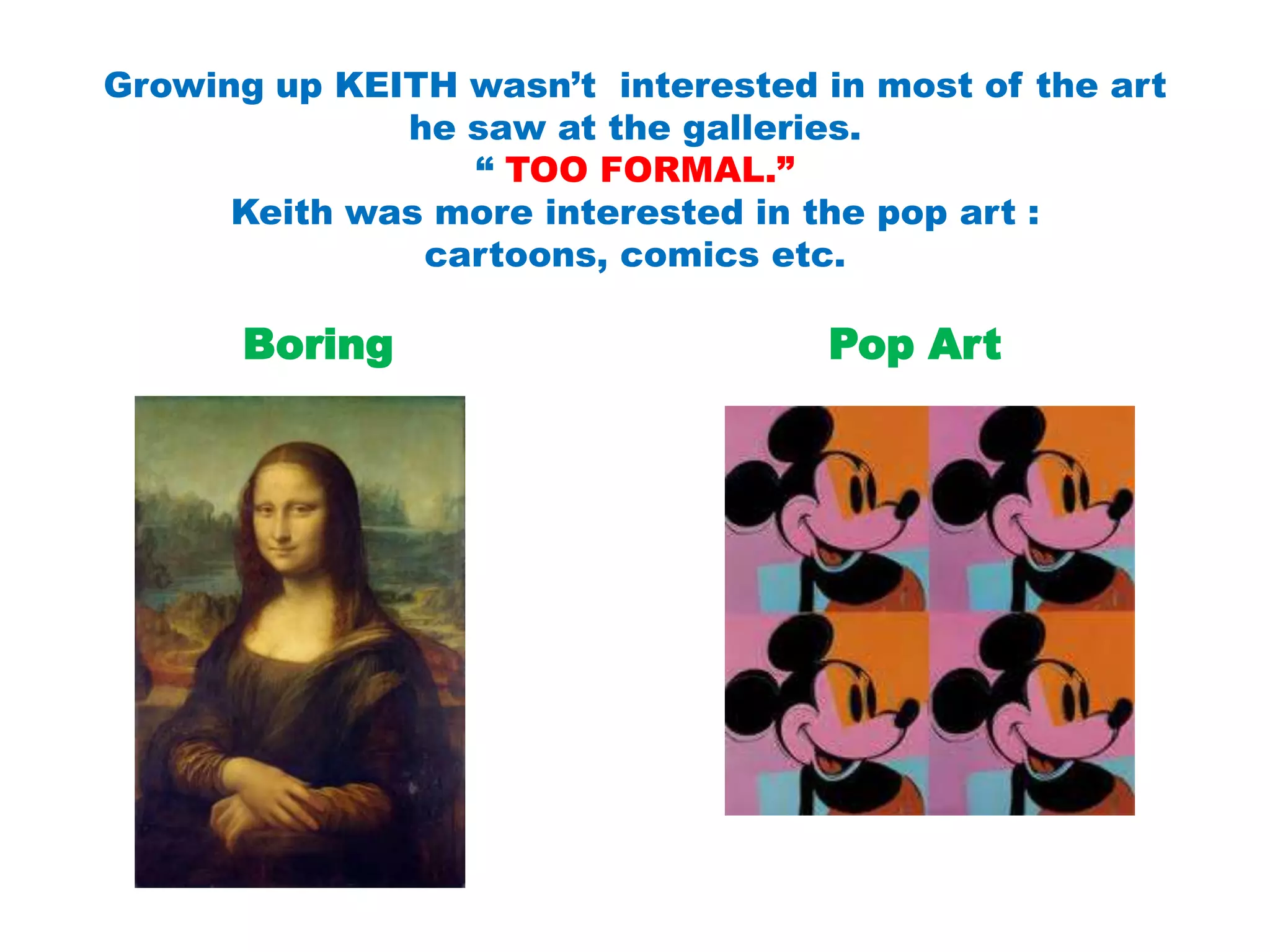 keith Haring for kids | PPTX