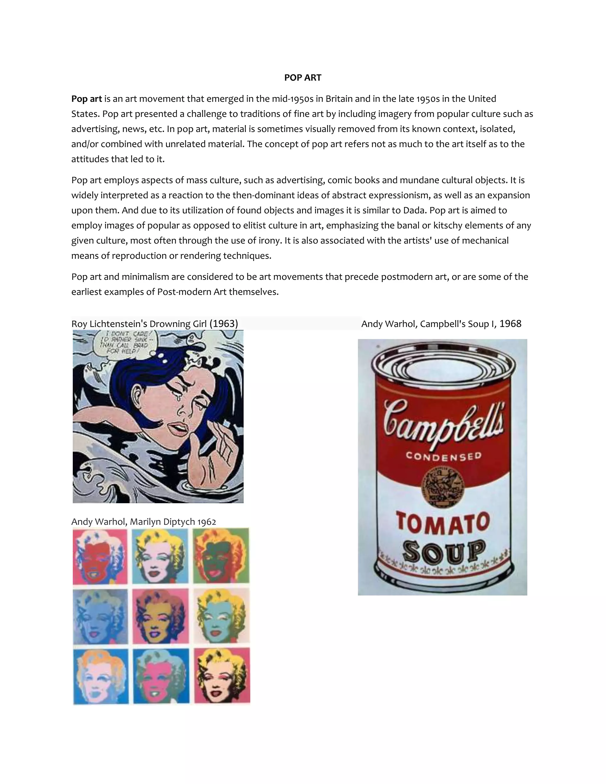 Pop art | PDF