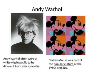 Pop art and andy warhol presentation - images, features and key artists ...