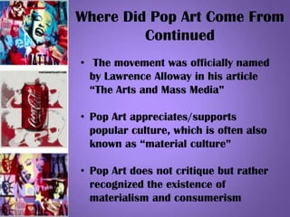 Pop Art--Final Project | PPTX