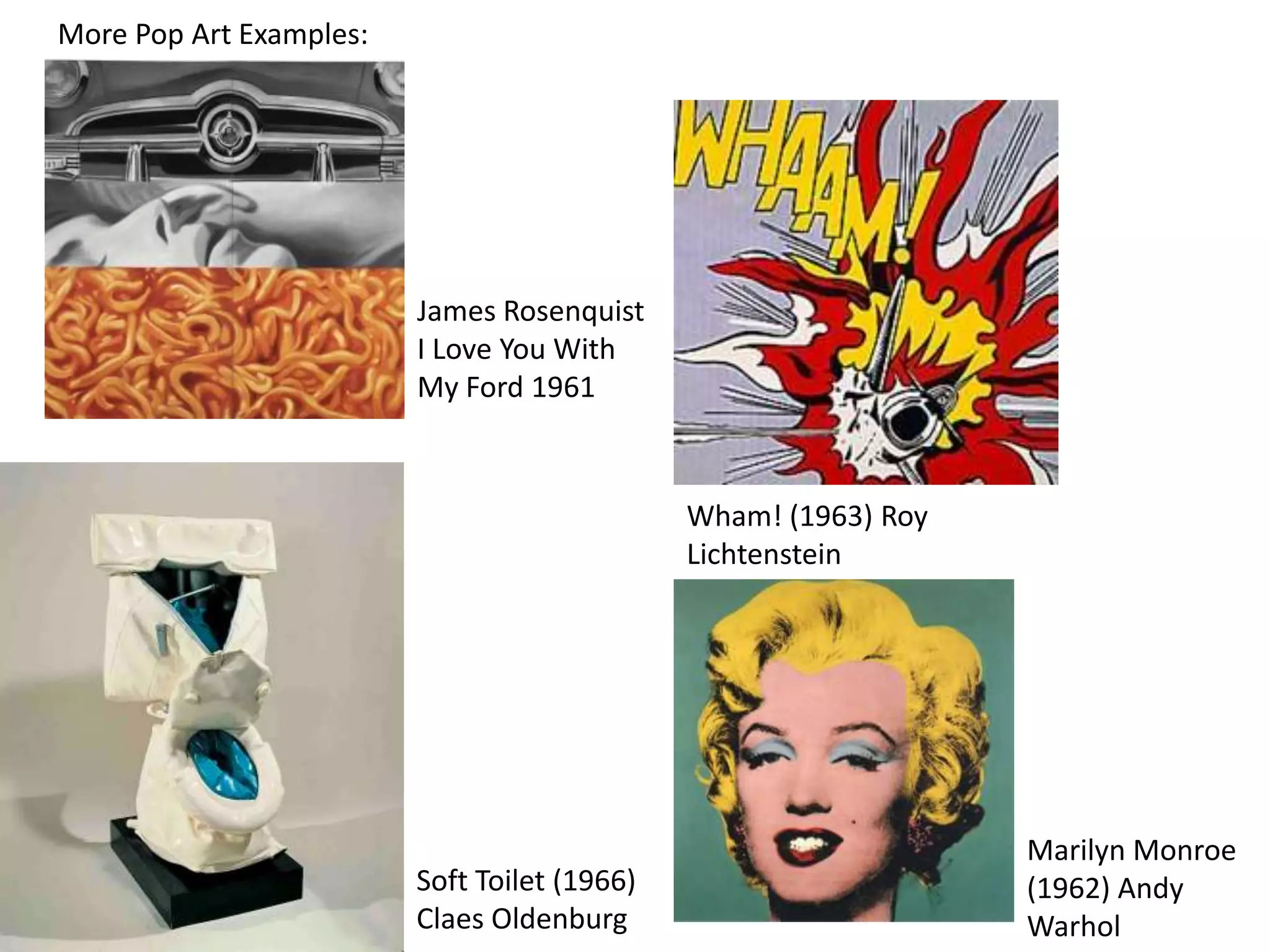 Pop Art - Oil Pastel Project | PPTX