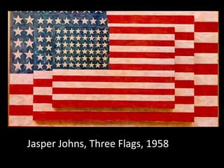 Jasper Johns Three Flags 1958