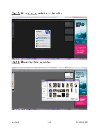 Pop art inspired portraits | DOCX