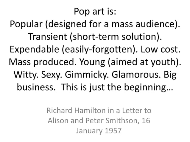 Pop art powerpoint | PPT