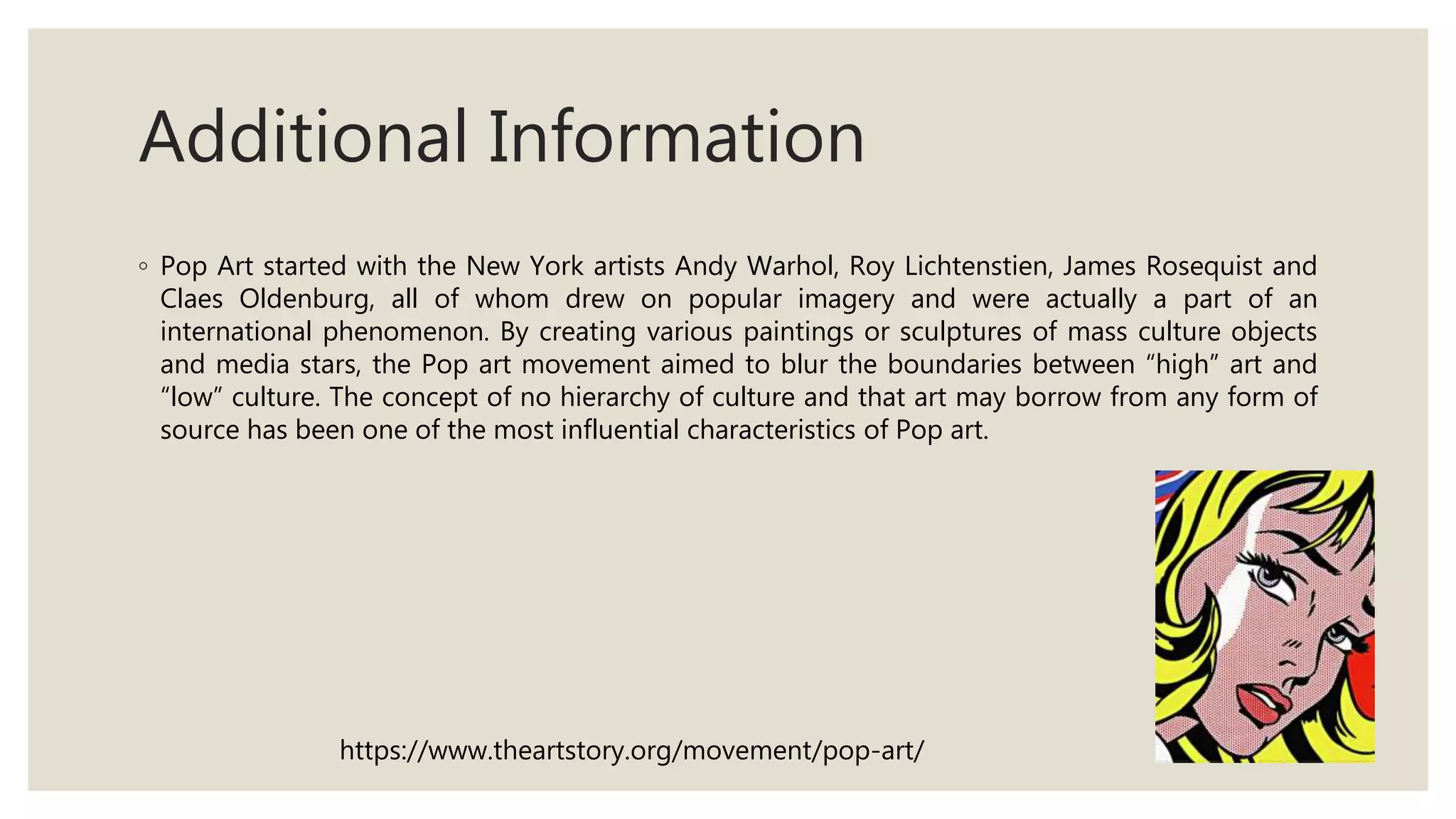 Pop art presentation | PPT