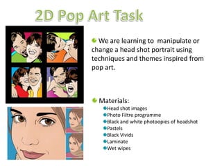 Pop Art using Digital Photos | PPT