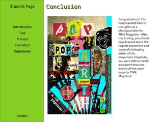 Pop Art Webquest | PPT