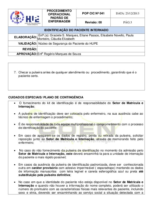 Pop cic 041_identificação_de_paciente_internado
