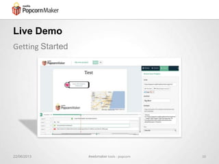 Introduction to Popcorn Maker | PPT