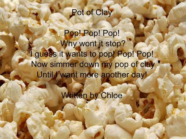 Popcorn Fun Poems And Procedures | PPT
