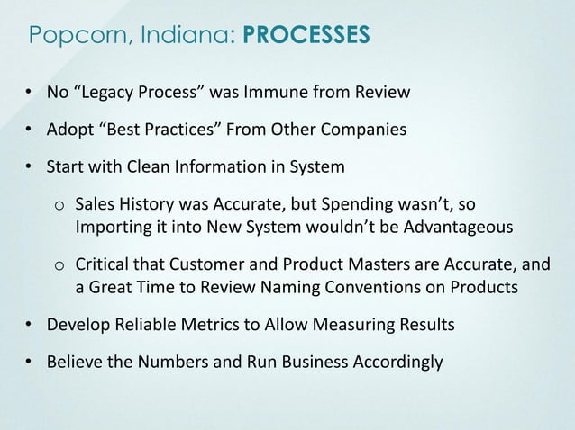 Popcorn, Indiana Case Study | PPT