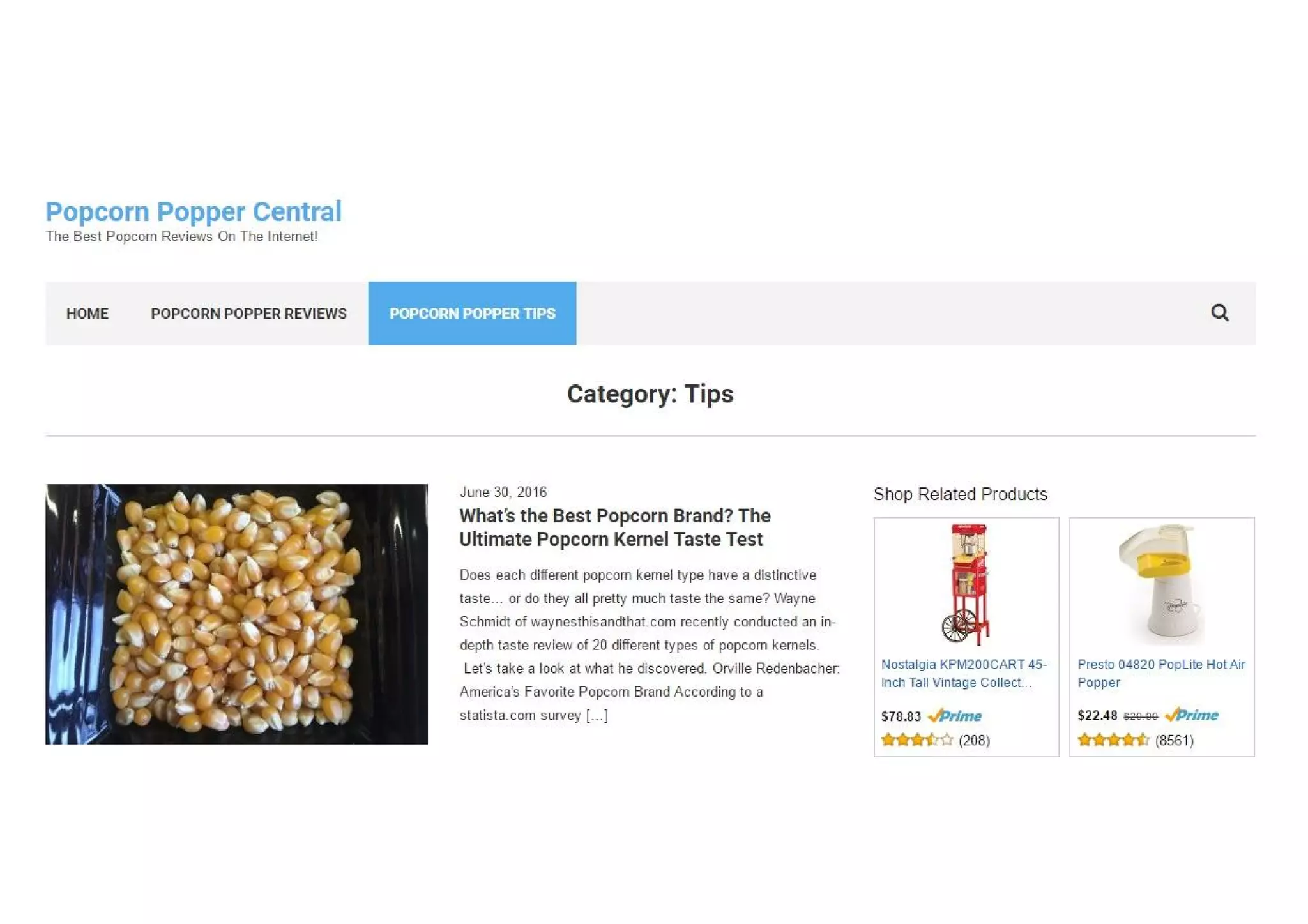 Popcorn poppers hub | PPT