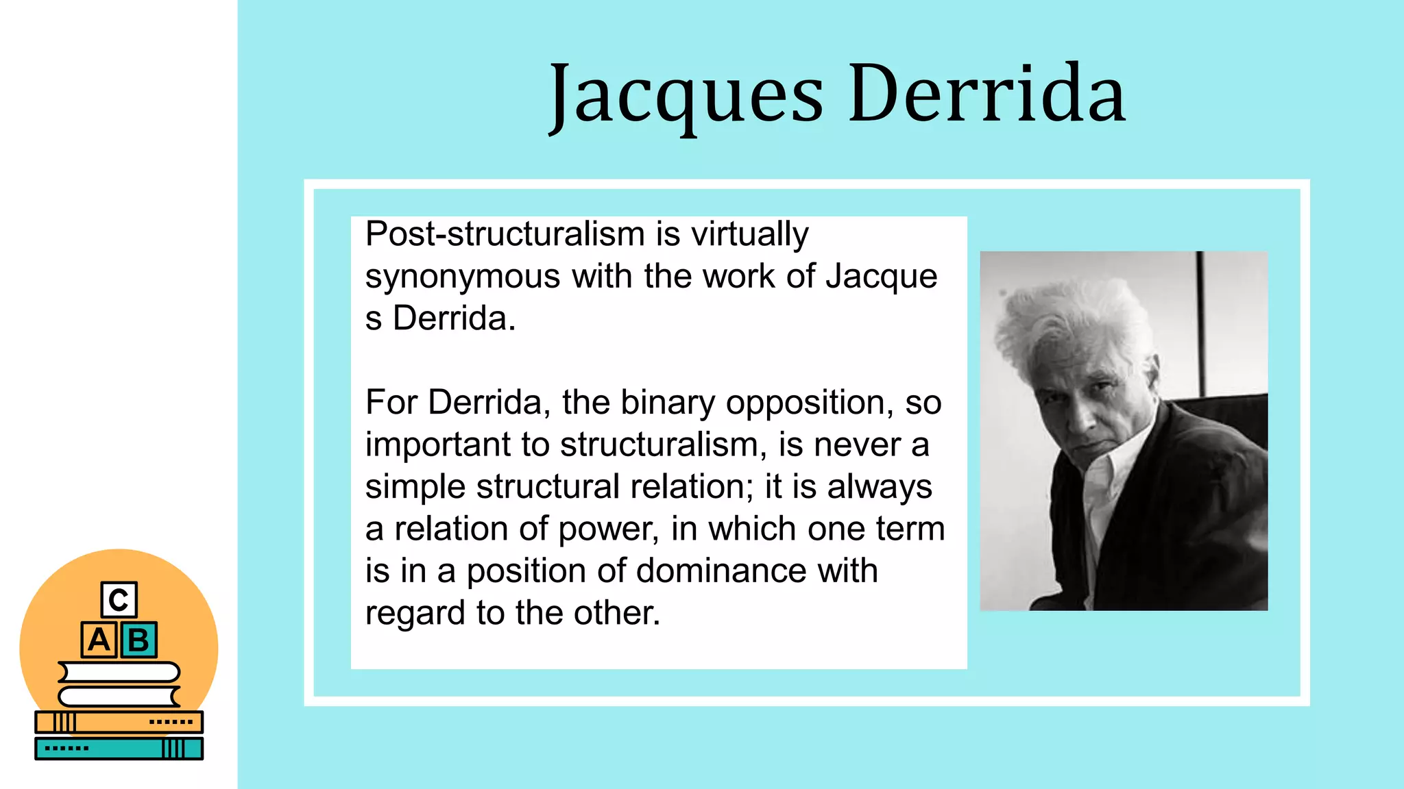 STRUCTURALISM & POST-STRUCTURALISM | PPTX