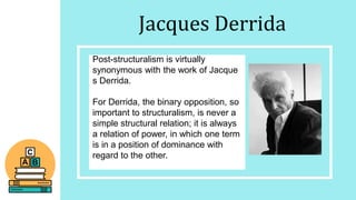 STRUCTURALISM & POST-STRUCTURALISM | PPTX