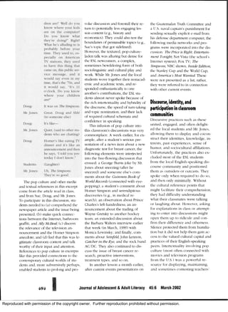 Pop culture and esl students | PDF