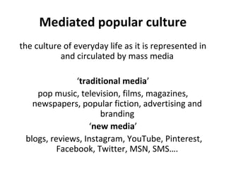 Pop culture English | PPT