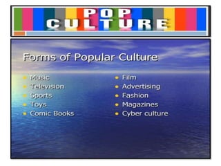 Pop Culture Lesson 1 | PPT