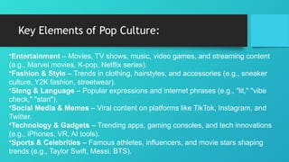 POP CULTURE LESSON 1&2.pptx Philippine pop culture | PPTX