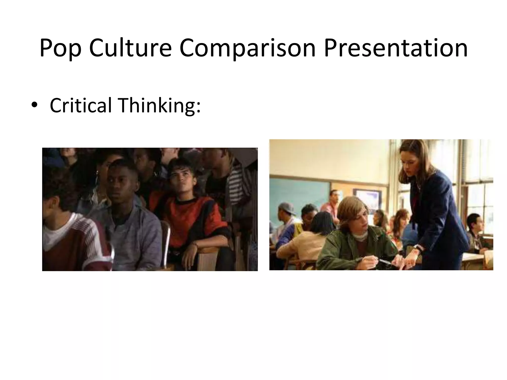 Pop culture presentation | PPT