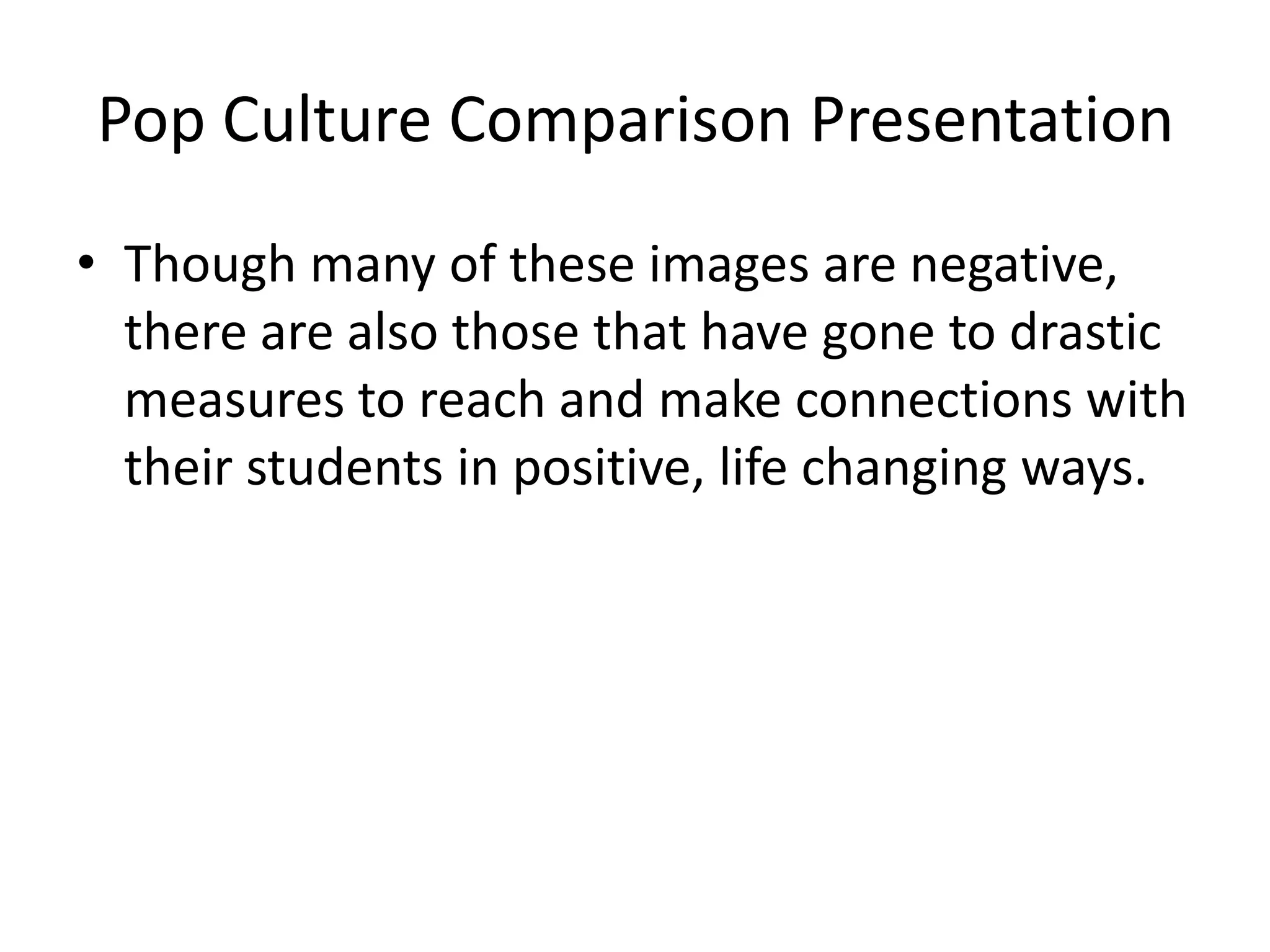 Pop culture presentation | PPT