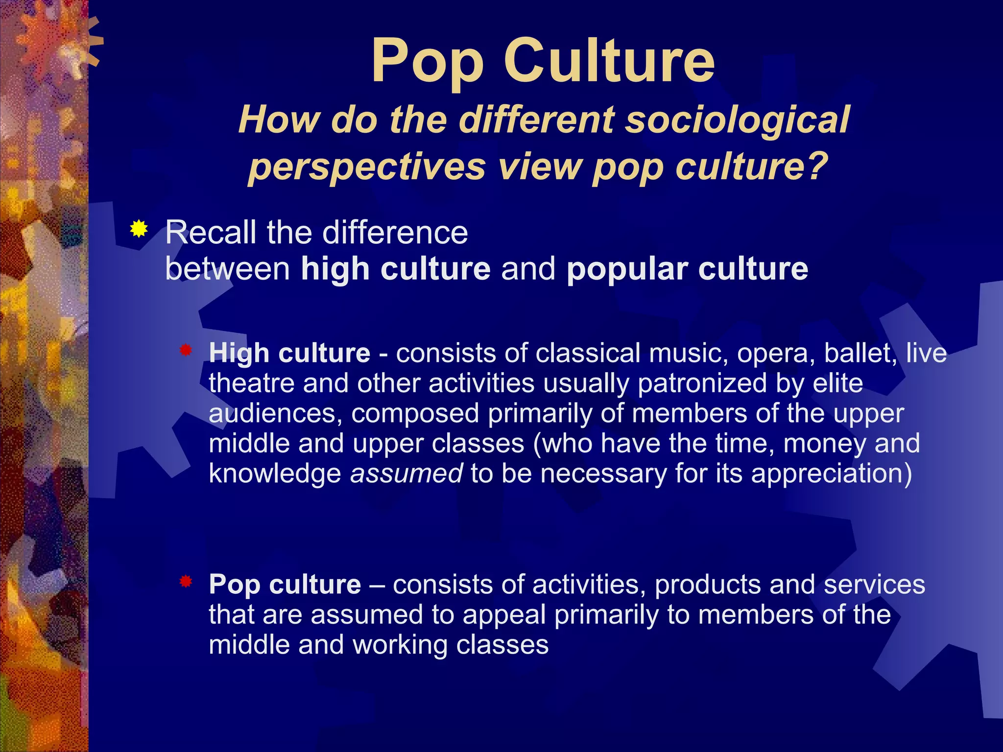 Pop culture theo persp | PPT
