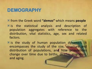 Population and Demography | PDF