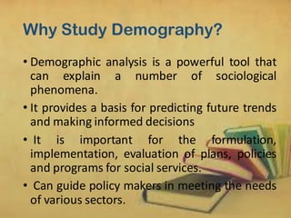 Population and Demography | PDF