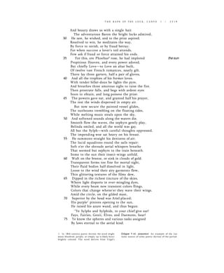 Alexander Pope The Rape of the Lock Canto One | PDF