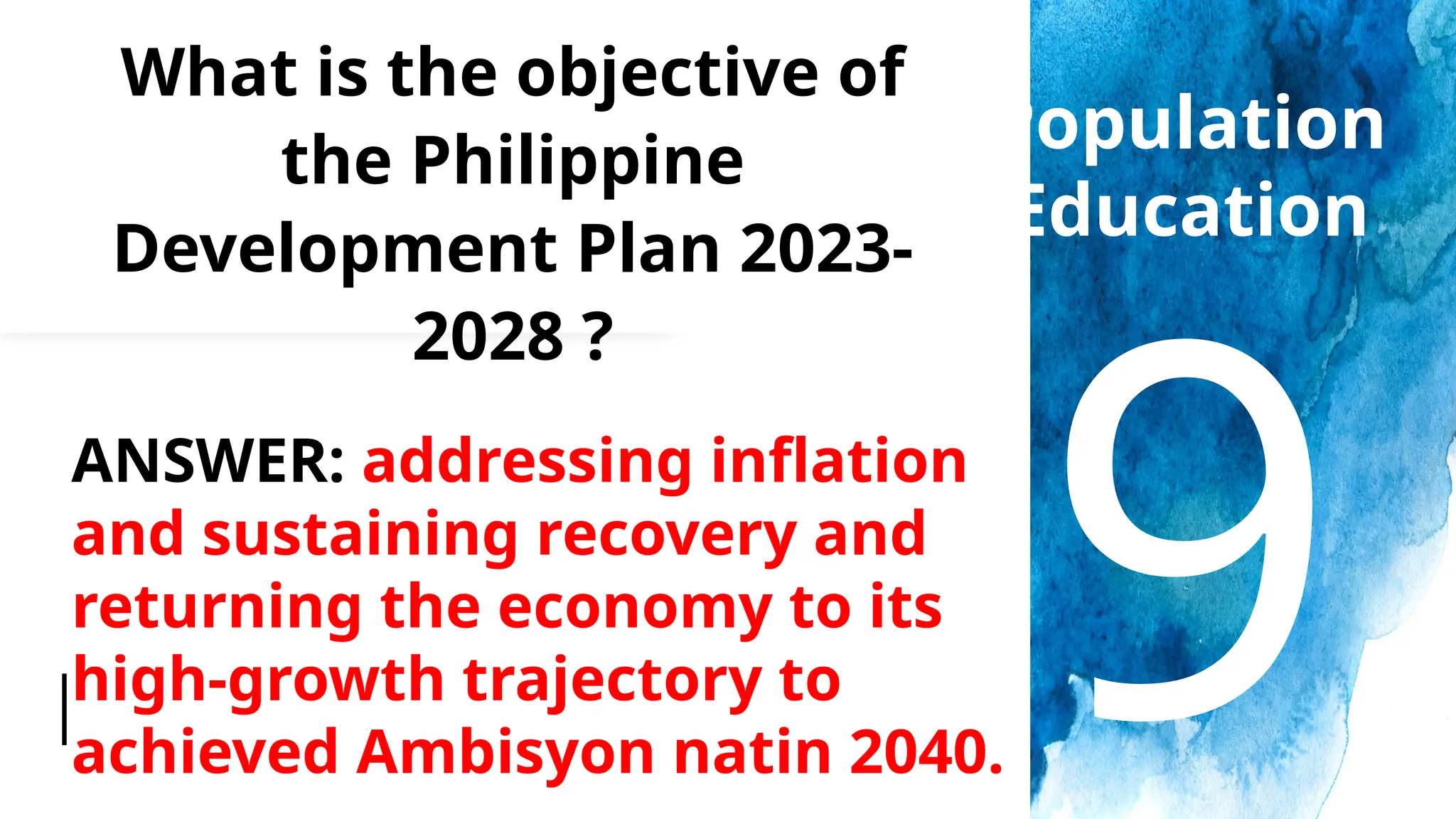 Population Quiz Bee - DIVISION Contest 2025....... | PPTX