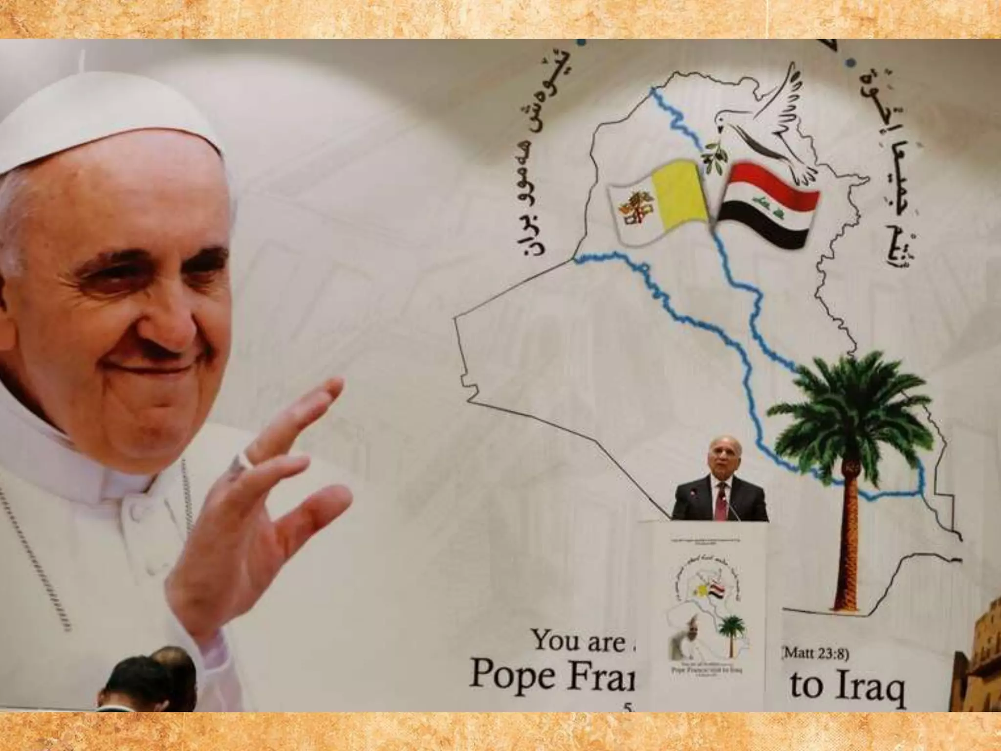 Pope francis in iraq part 1 (arabic) | PPTX