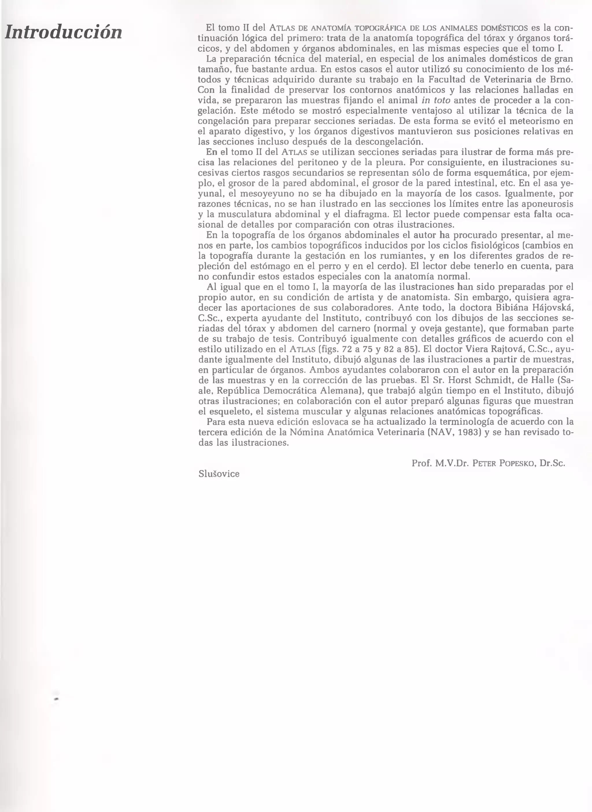 Popesko peter-atlas de anatomia topografica de los animales domesticos ...