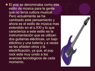 Pop español | PPT