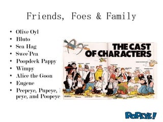 Popeye - A creativity in itself | PPTX