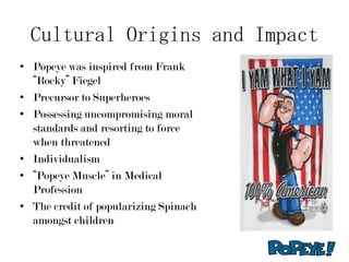 Popeye - A creativity in itself | PPTX