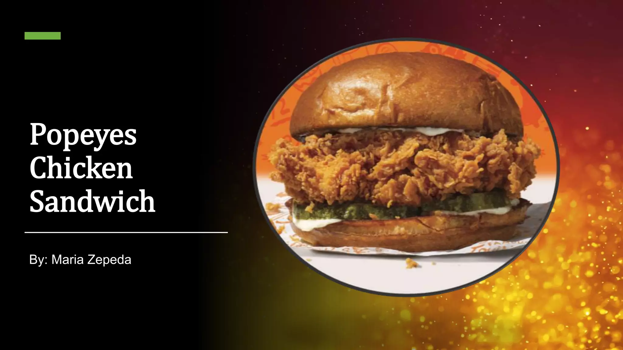 Popeyes Chicken Sandwich | PPTX