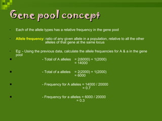 Pop gen part 1 | PPT