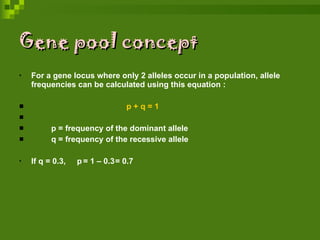 Pop gen part 1 | PPT