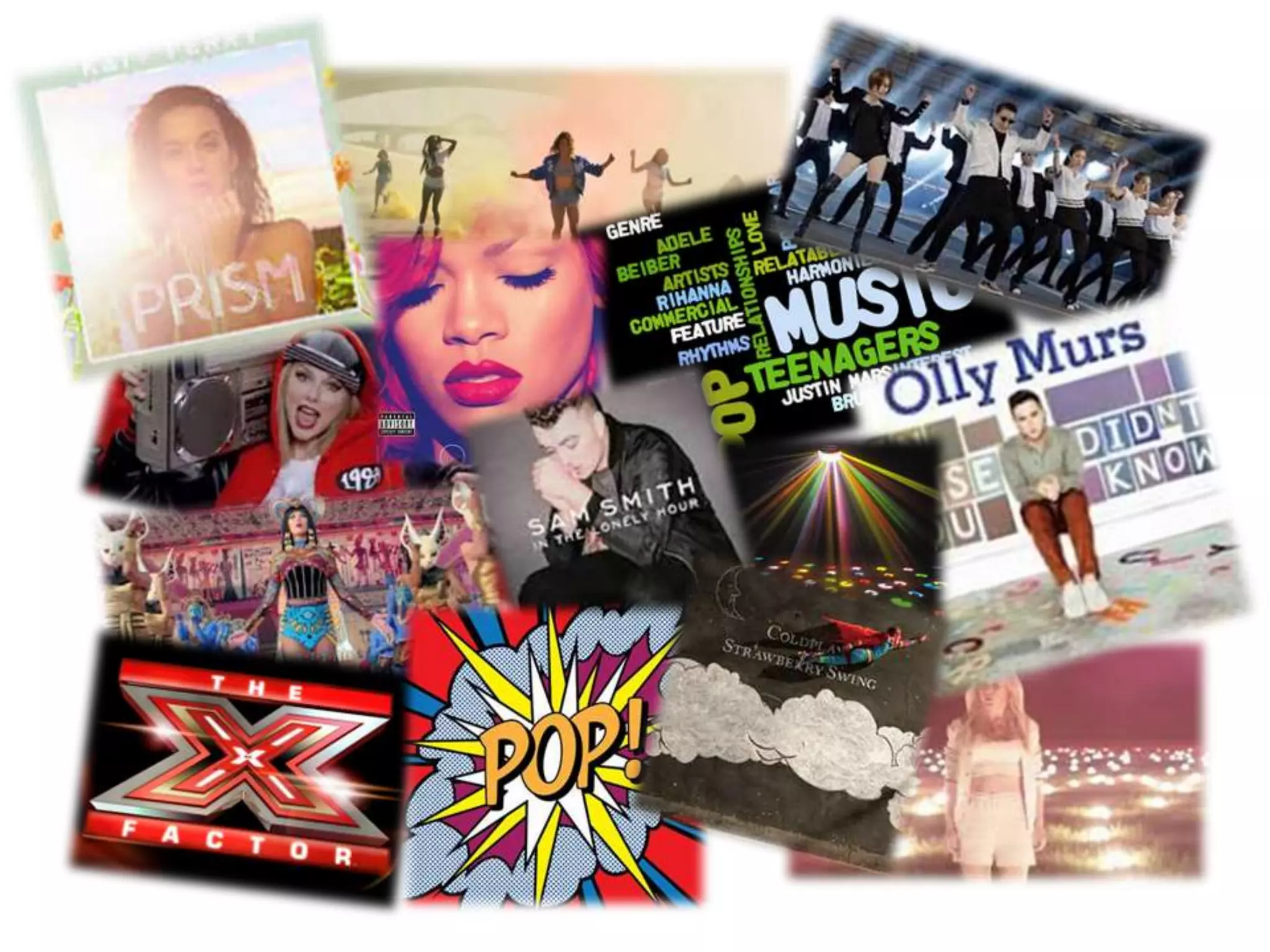 Pop genre moodboard | PPTX