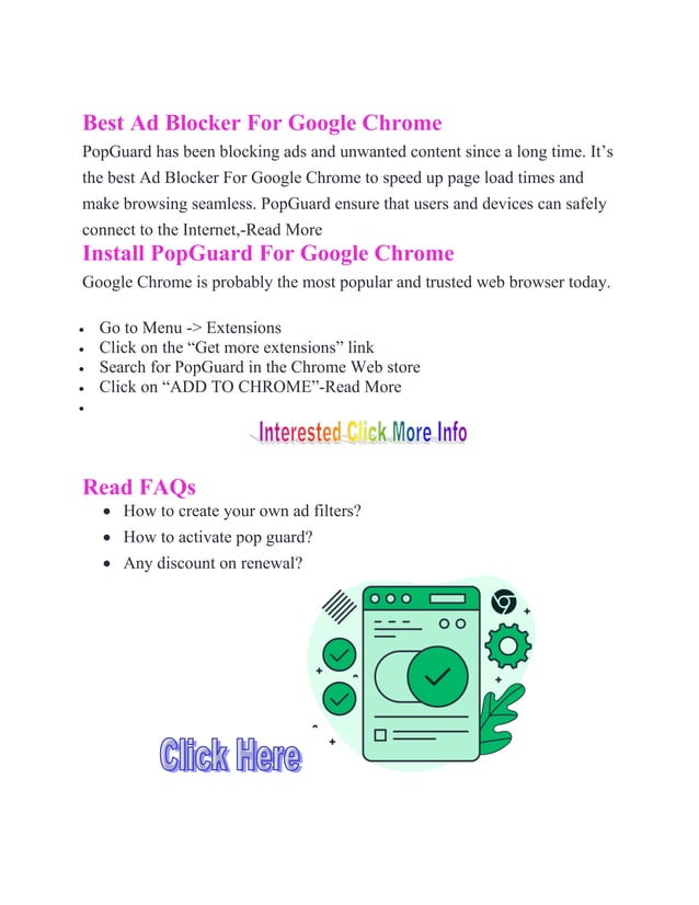 Popguard Chrome extension | PDF
